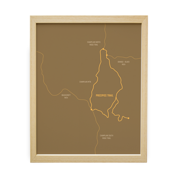 Precipice Trail Map (Tan) – LAND + LOFT