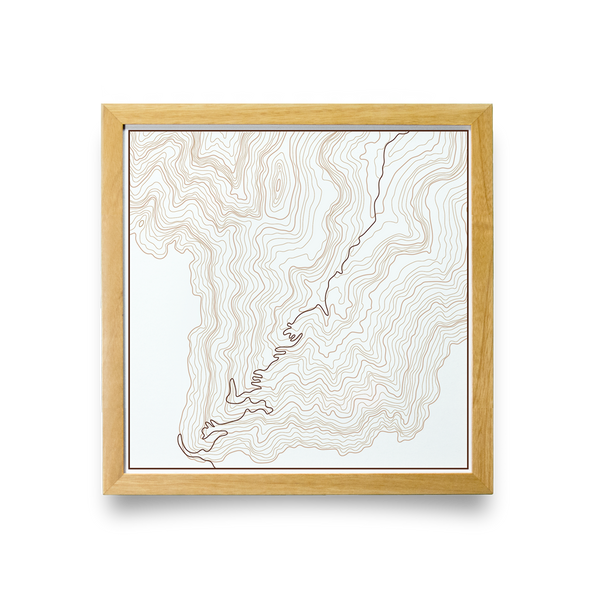 Bright Angel Topo Map (Square) – LAND + LOFT